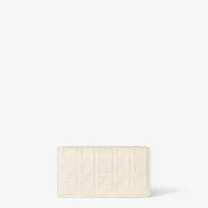 Fendi Tube Wallet On Chain Camelia Nappa Leather Wallet With Ff Motif
